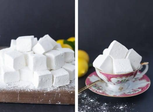 Homemade lemon meringue marshmallows - Snixy Kitchen