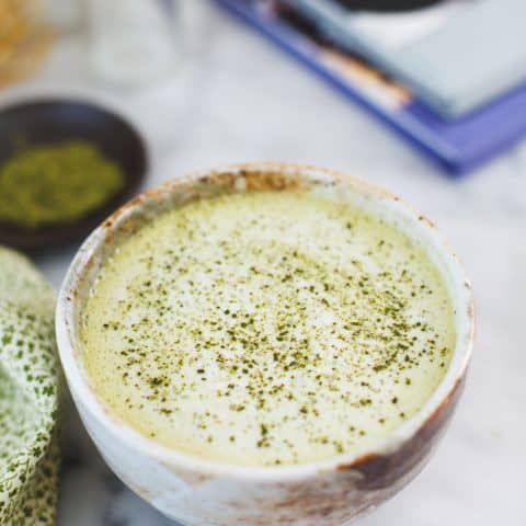 White Chocolate Matcha Latte