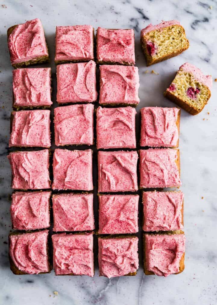 Gluten-Free Vanilla Raspberry Cake - Snixy Kitchen