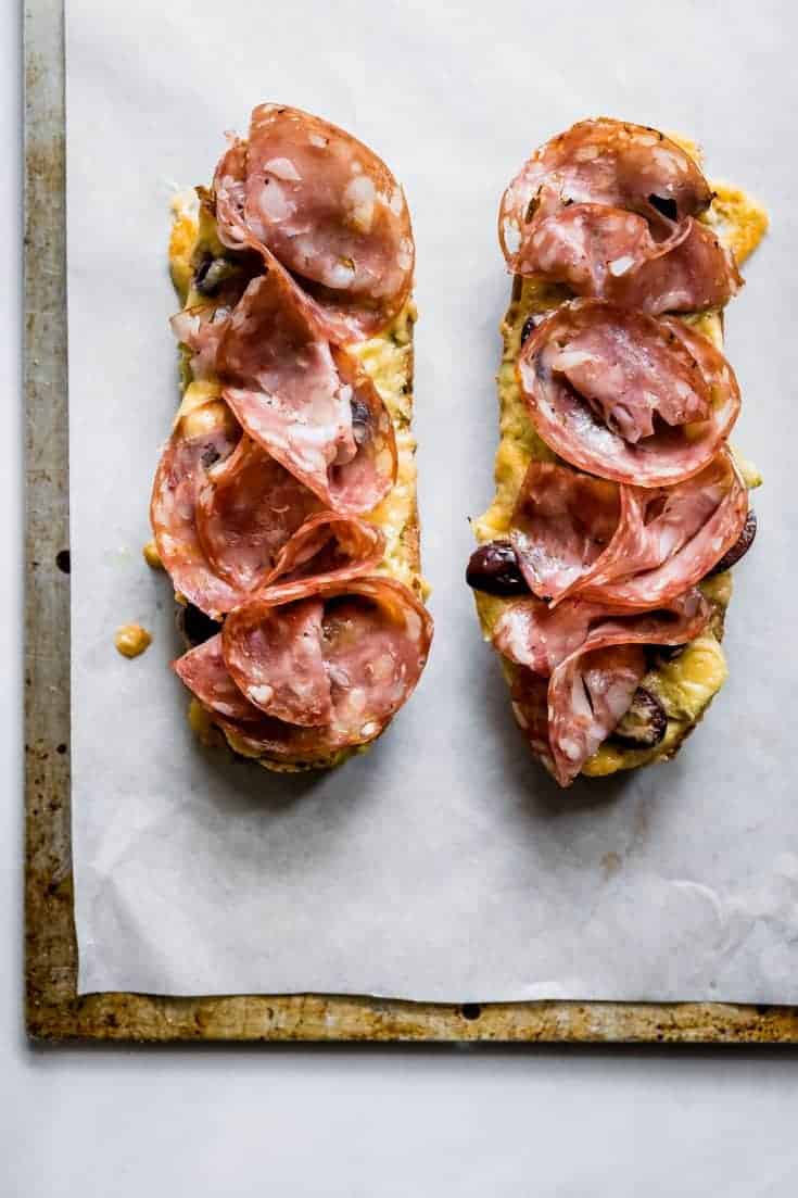 Loaded Smoked Gouda Garlic Bread - Snixy Kitchen