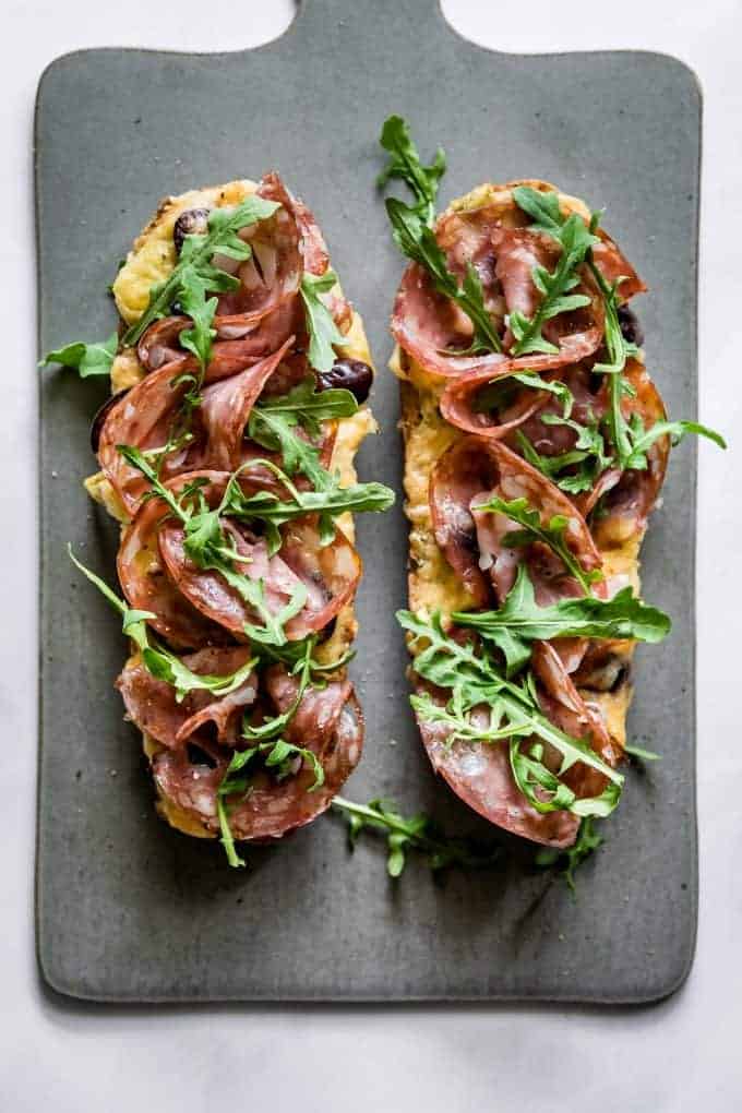 Loaded Smoked Gouda Garlic Bread - Snixy Kitchen