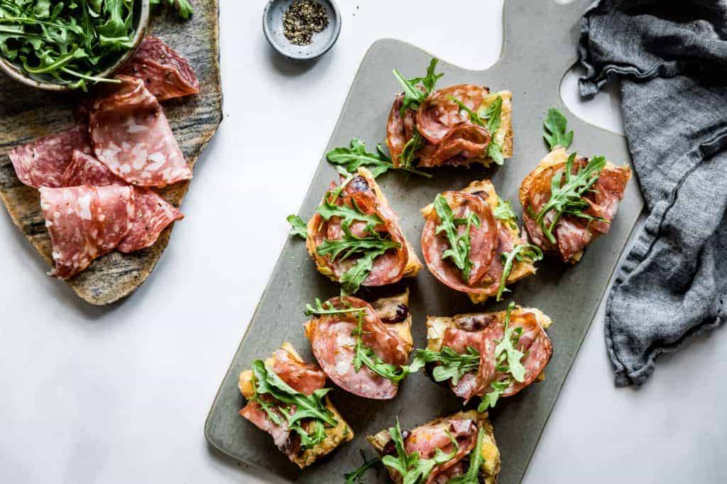 Loaded Smoked Gouda Garlic Bread - Snixy Kitchen