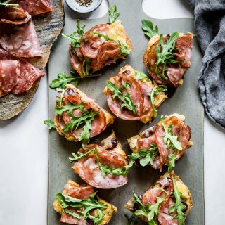 Loaded Smoked Gouda Garlic Bread - Snixy Kitchen