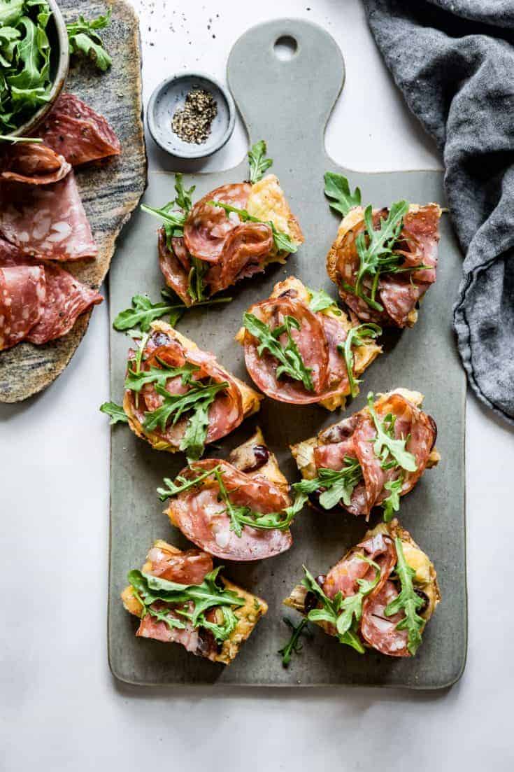 Loaded Smoked Gouda Garlic Bread - Snixy Kitchen