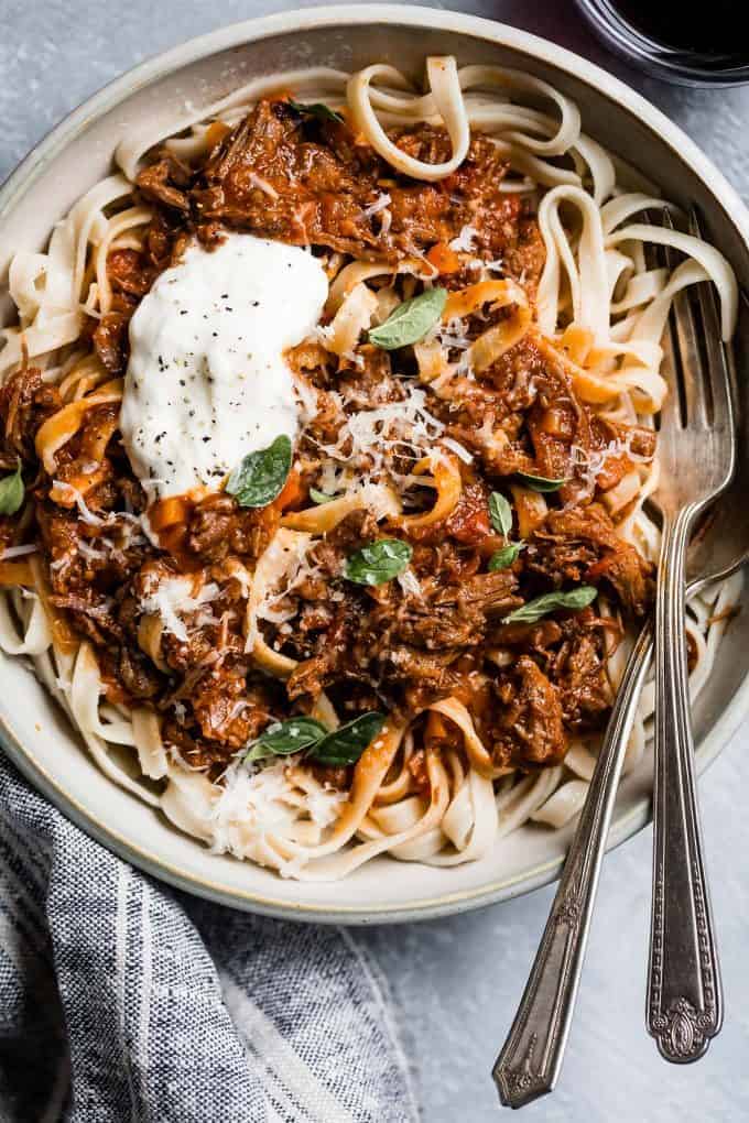 Weeknight Instant Pot Beef Ragu - Snixy Kitchen