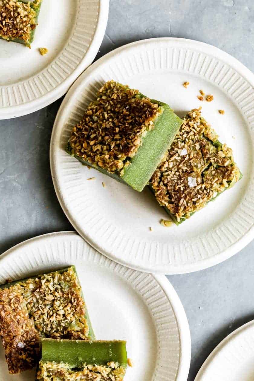 Matcha Mochi Cake - Snixy Kitchen