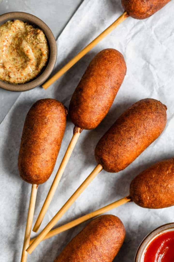 Crisp & Golden Crisp & Golden Gluten-Free Corn Dogs | Snixy Kitchen