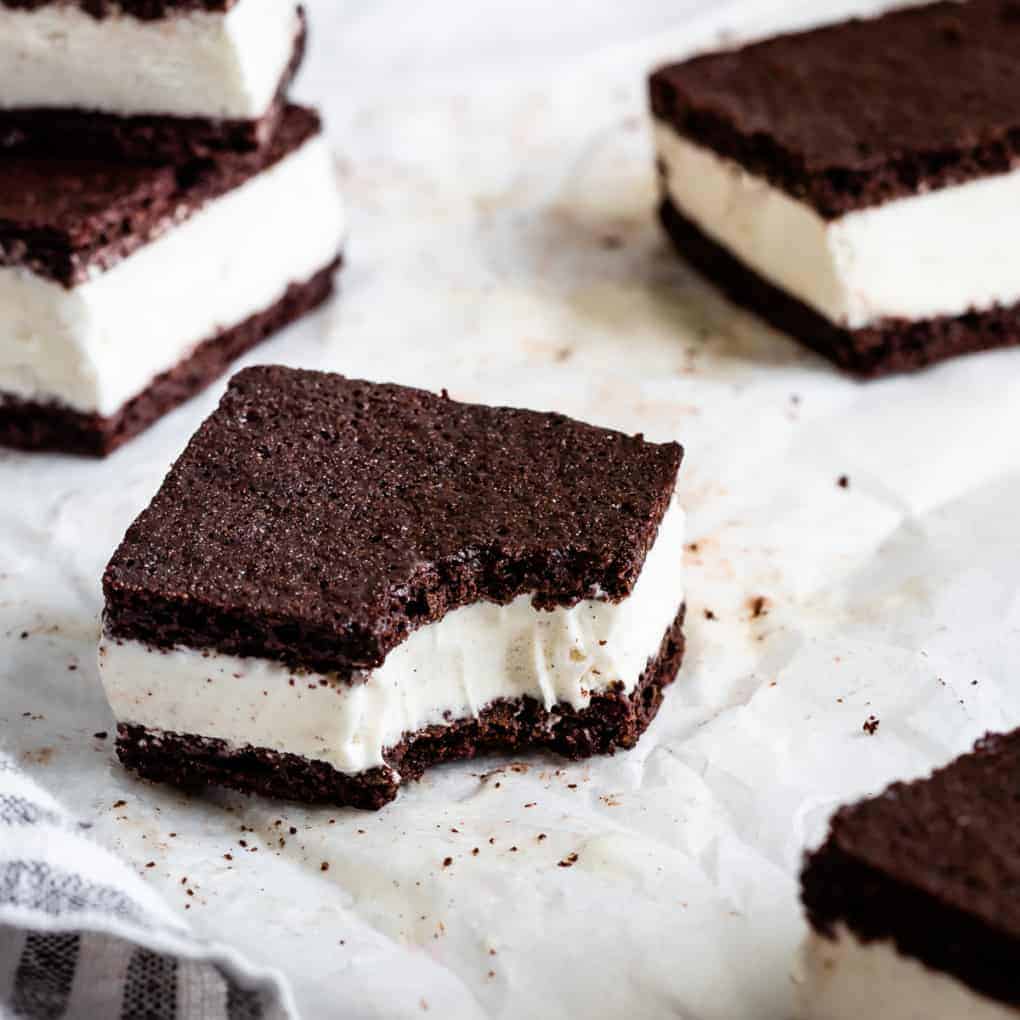 Soft Gluten-Free Ice Cream Sandwiches | Snixy Kitchen