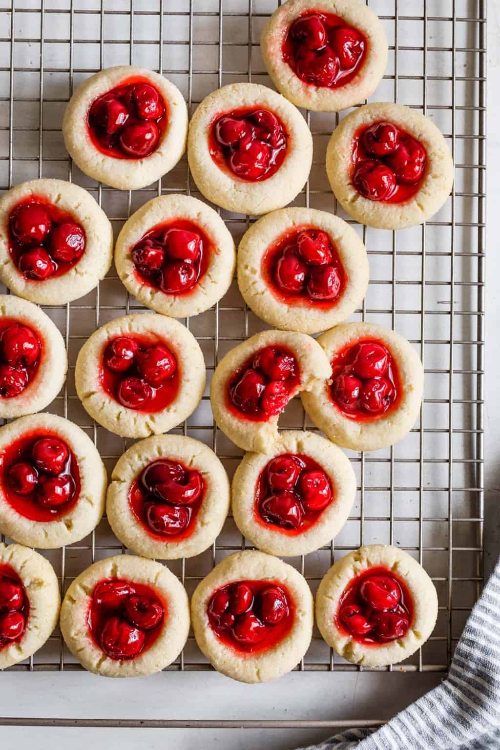 Gluten-Free Cherry Pie Cookies - Snixy Kitchen