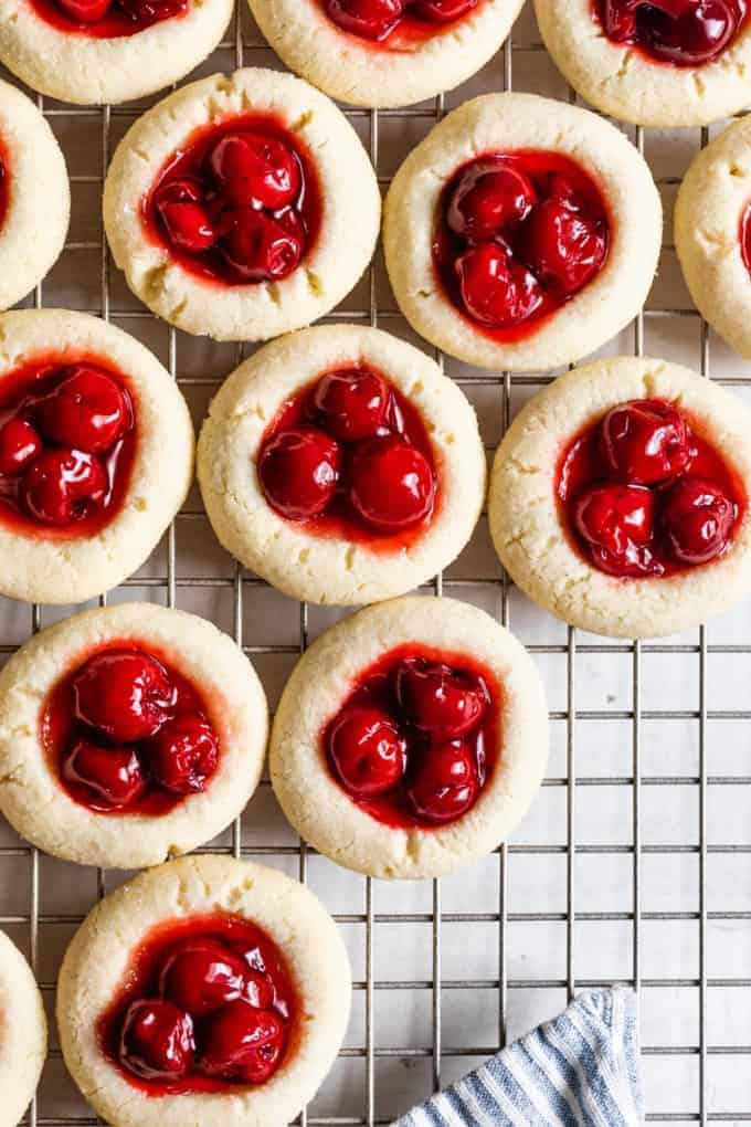 Gluten-Free Cherry Pie Cookies - Snixy Kitchen