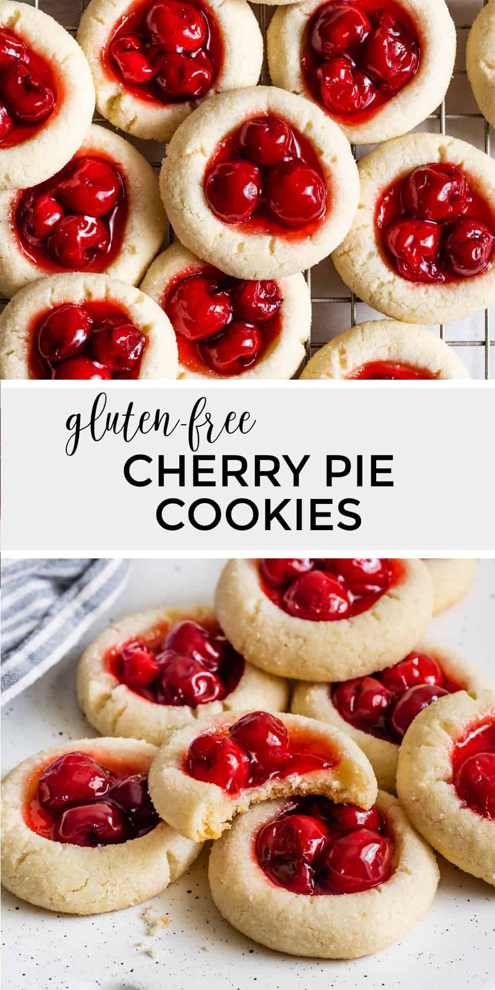Gluten-Free Cherry Pie Cookies - Snixy Kitchen