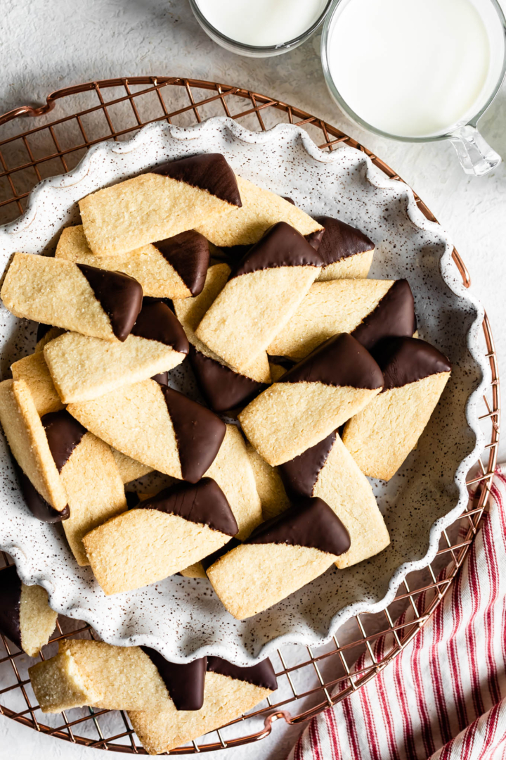 Crisp & Buttery Gluten-Free Shortbread Cookies | Snixy Kitchen