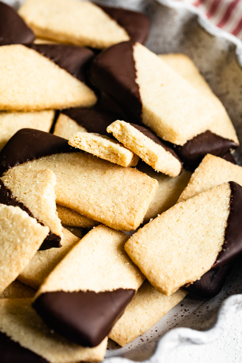 Crisp & Buttery Gluten-Free Shortbread Cookies | Snixy Kitchen