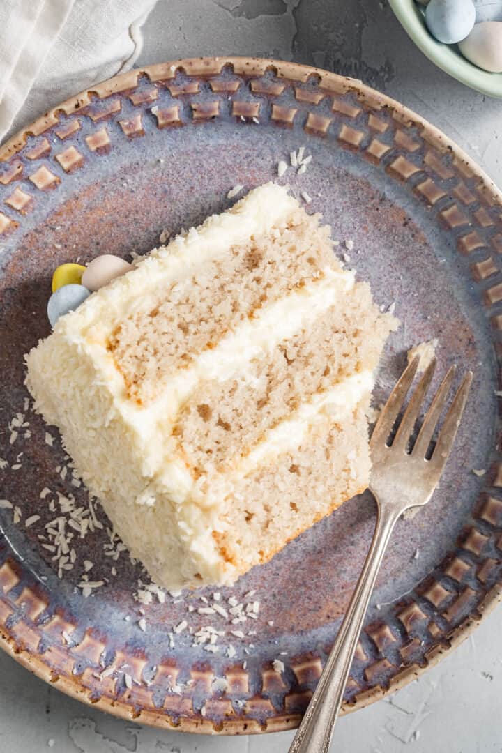Moist Gluten-Free Double Coconut Cake | Snixy Kitchen
