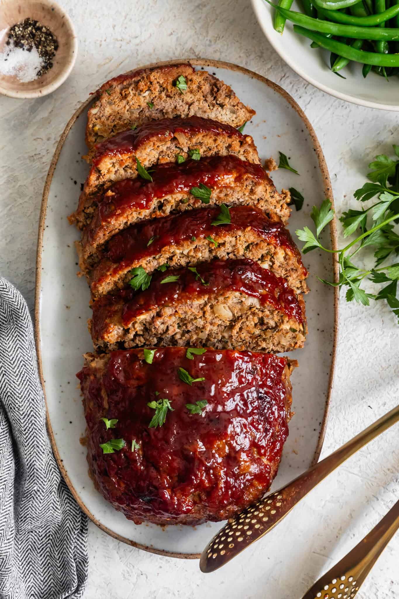 Juicy Gluten-Free Meatloaf with Mushrooms | Snixy Kitchen