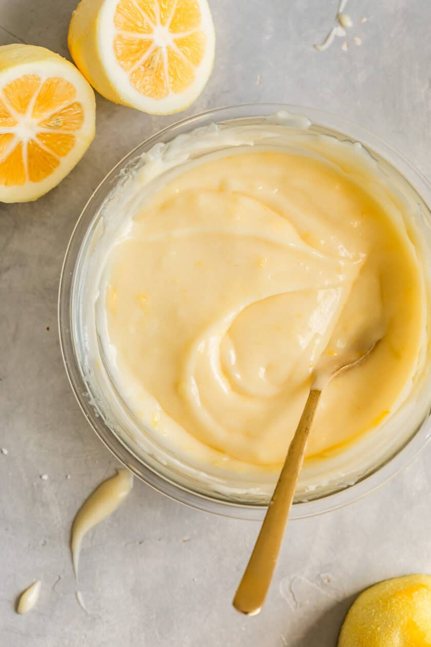 Glossy 5-Minute Lemon Icing | Snixy Kitchen