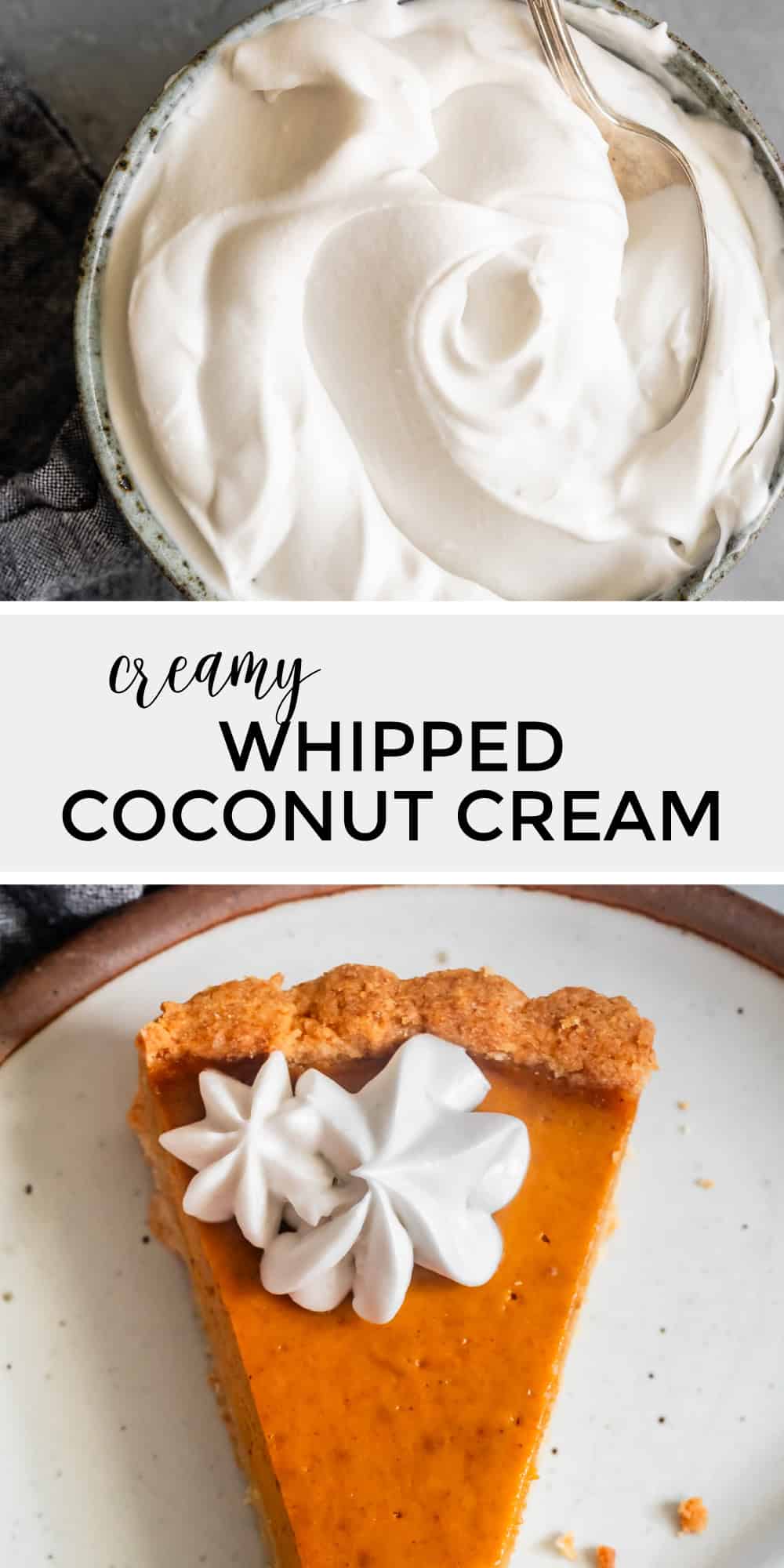Fluffy Coconut Whipped Cream - Snixy Kitchen